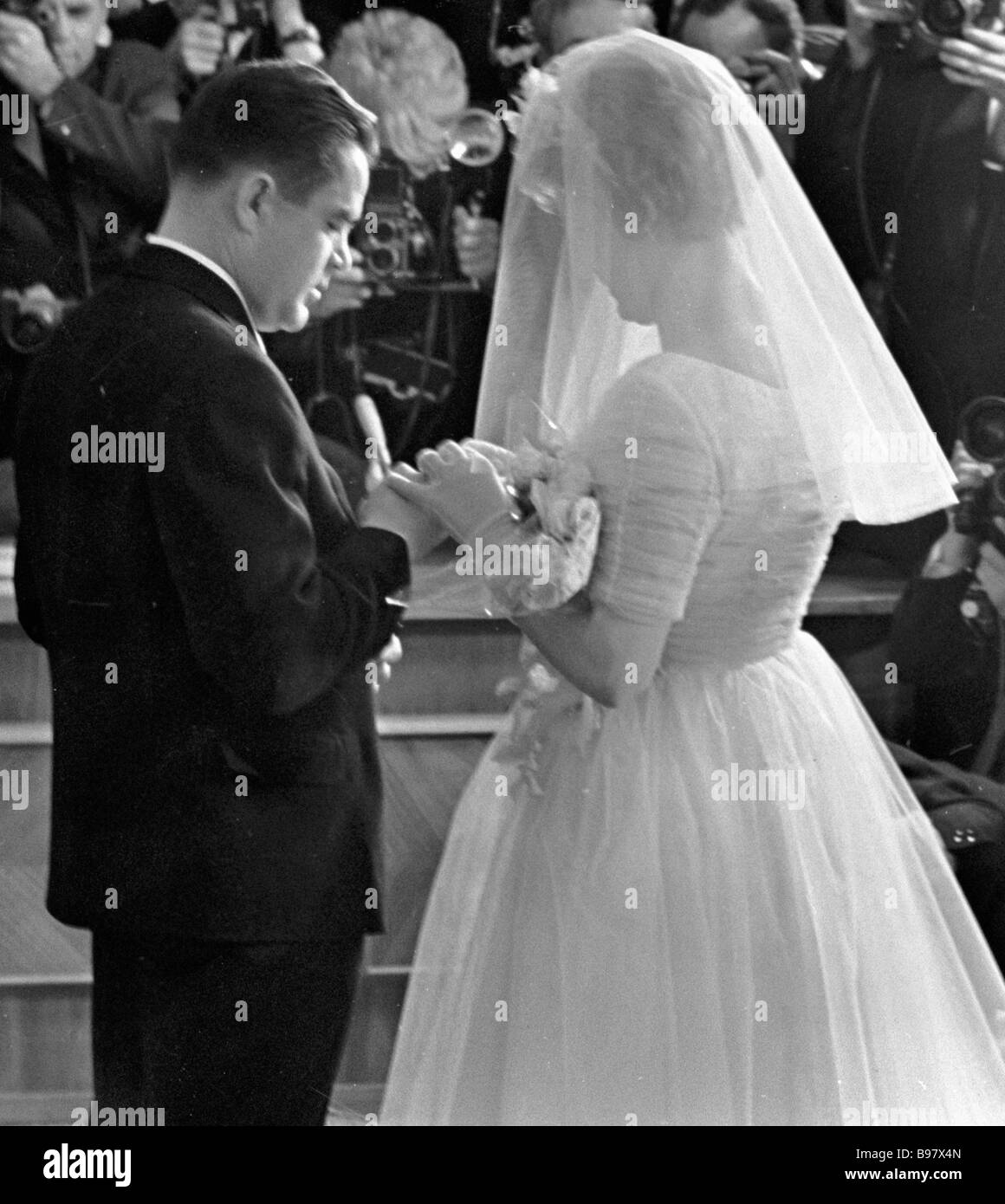 Valentina Tereshkova marries Andriyan Nikolayev Stock Photo - Alamy