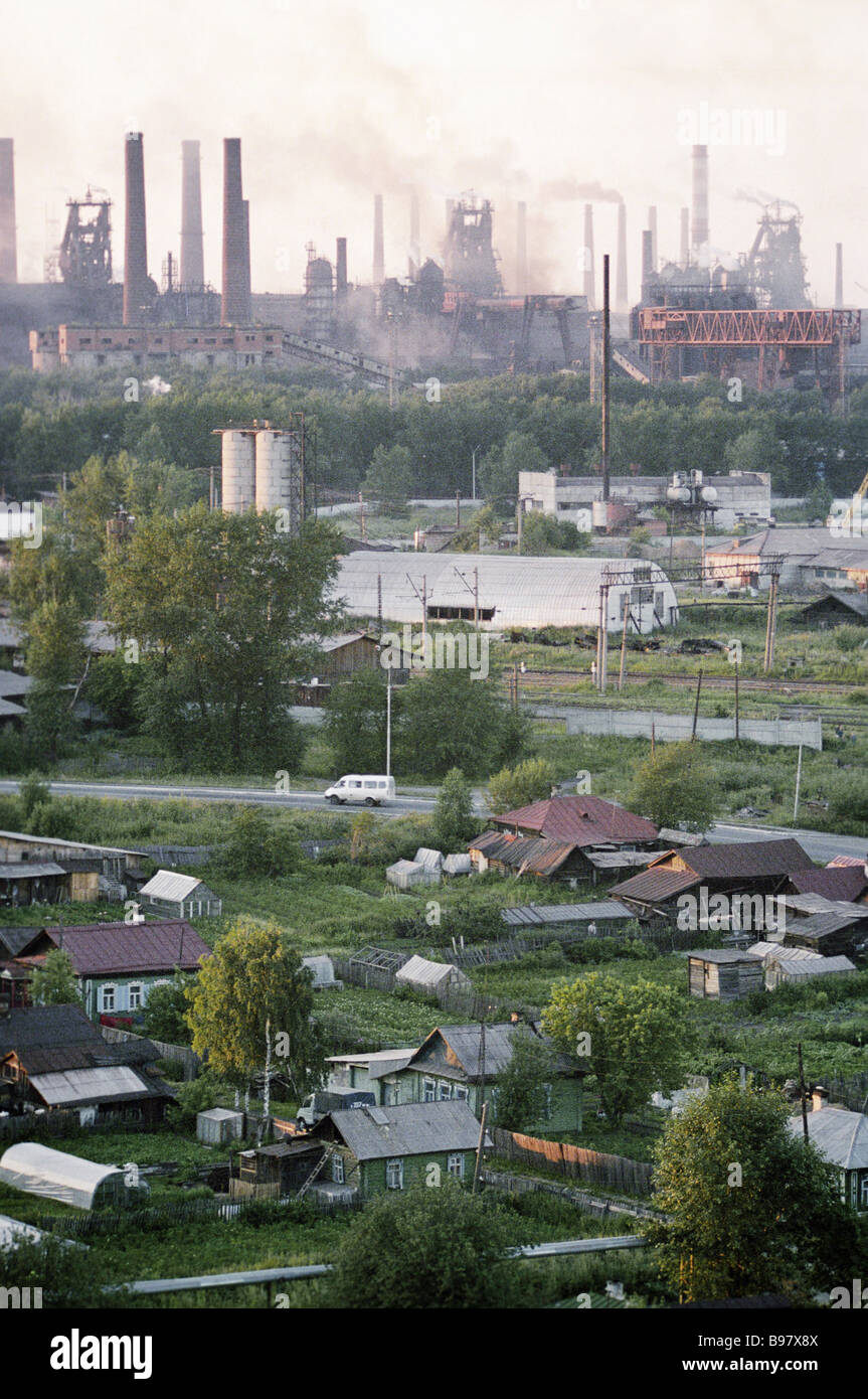 Nizhny Tagil iron and steel works Stock Photo - Alamy