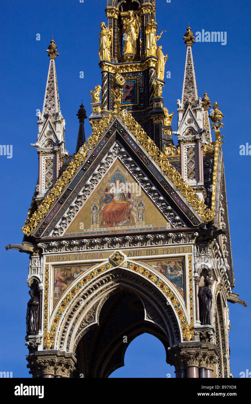 The Albert Memorial Kensington Gardens London Stock Photo - Alamy