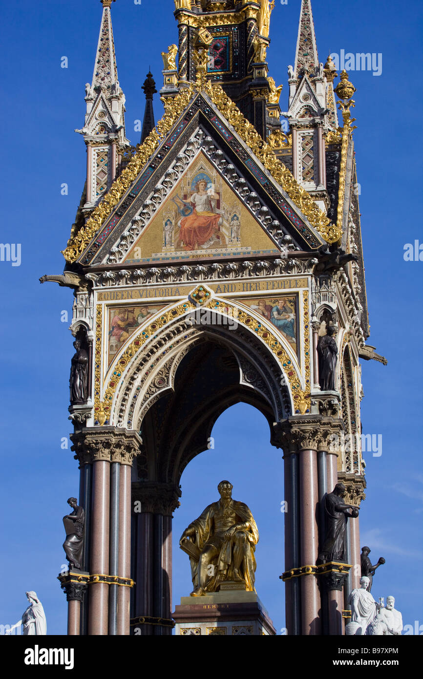The Albert Memorial Kensington Gardens London Stock Photo - Alamy