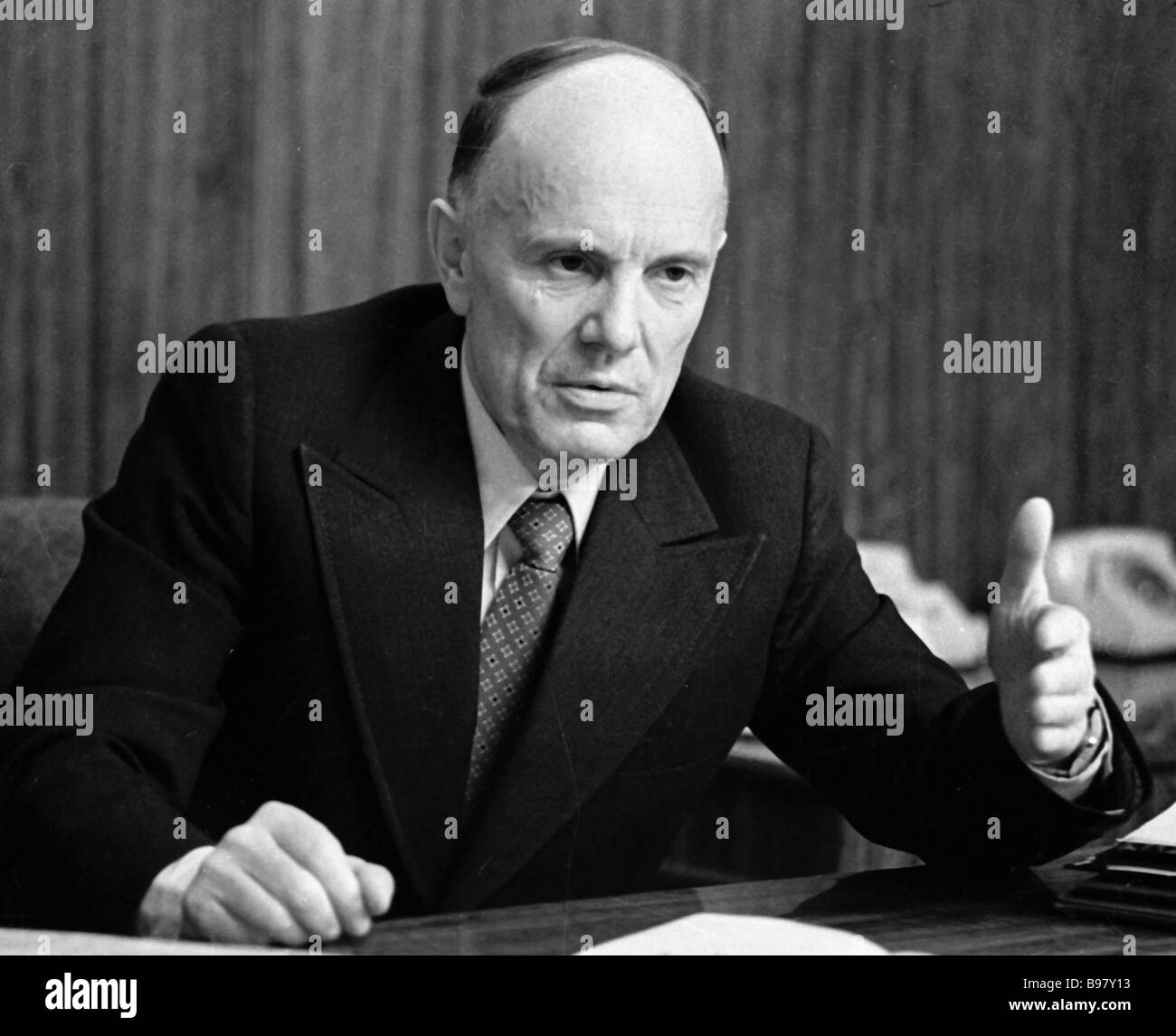 Member of the USSR Academy of Sciences Boris Ye Paton Stock Photo - Alamy