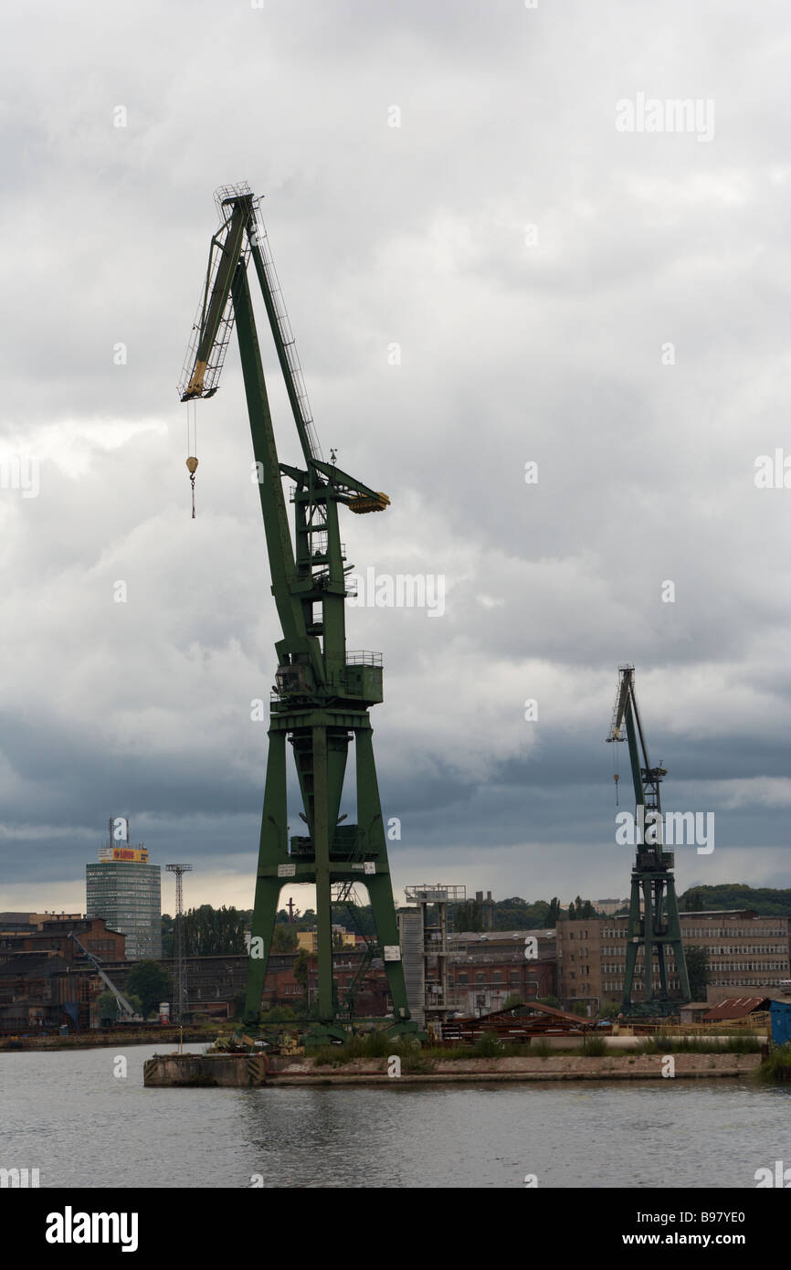 docks at the shipyard of Gdansk Poland Stock Photo - Alamy