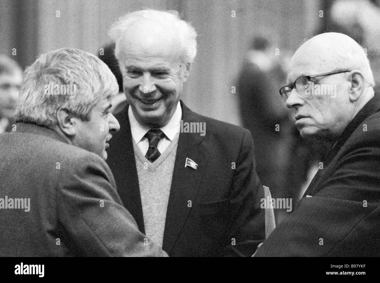 USSR People s Deputies Academician Andrei Sakharov right and Professor ...