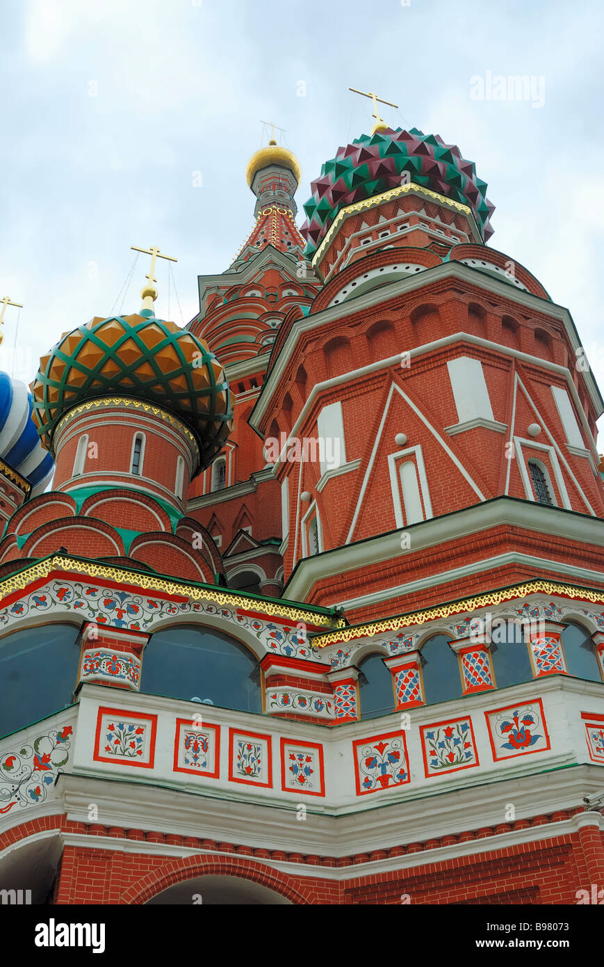 St Basil Russian cathedral on the Red Square Moscow Russia Stock Photo ...