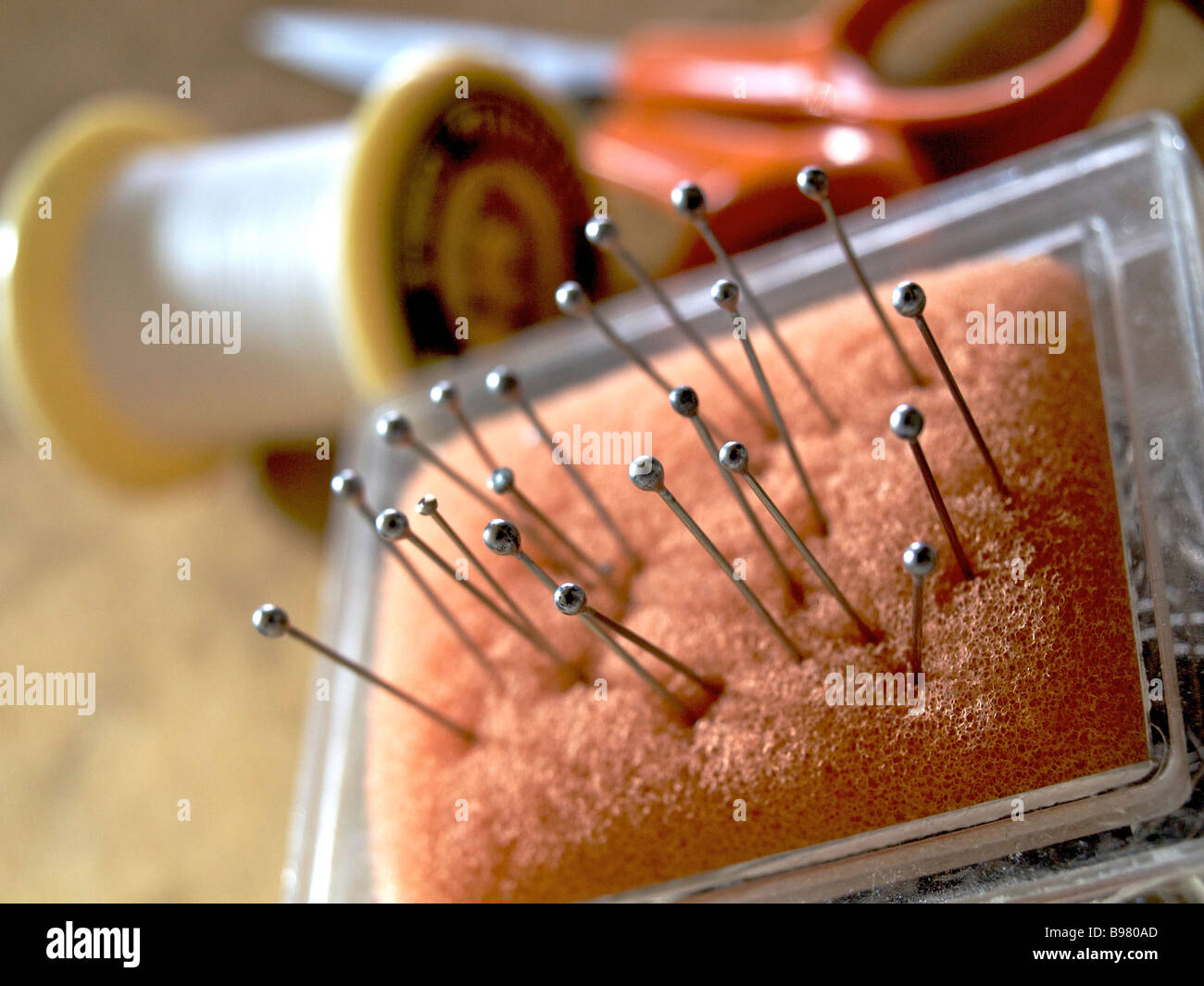 Pin cushion pins hi-res stock photography and images - Alamy