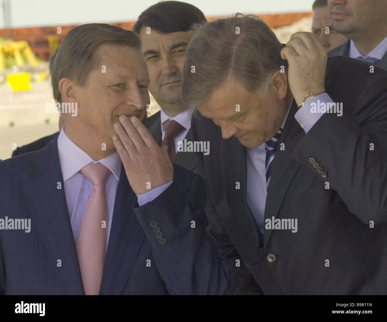 First Deputy Prime Minister Sergei Ivanov Vladimir Yakunin director of ...