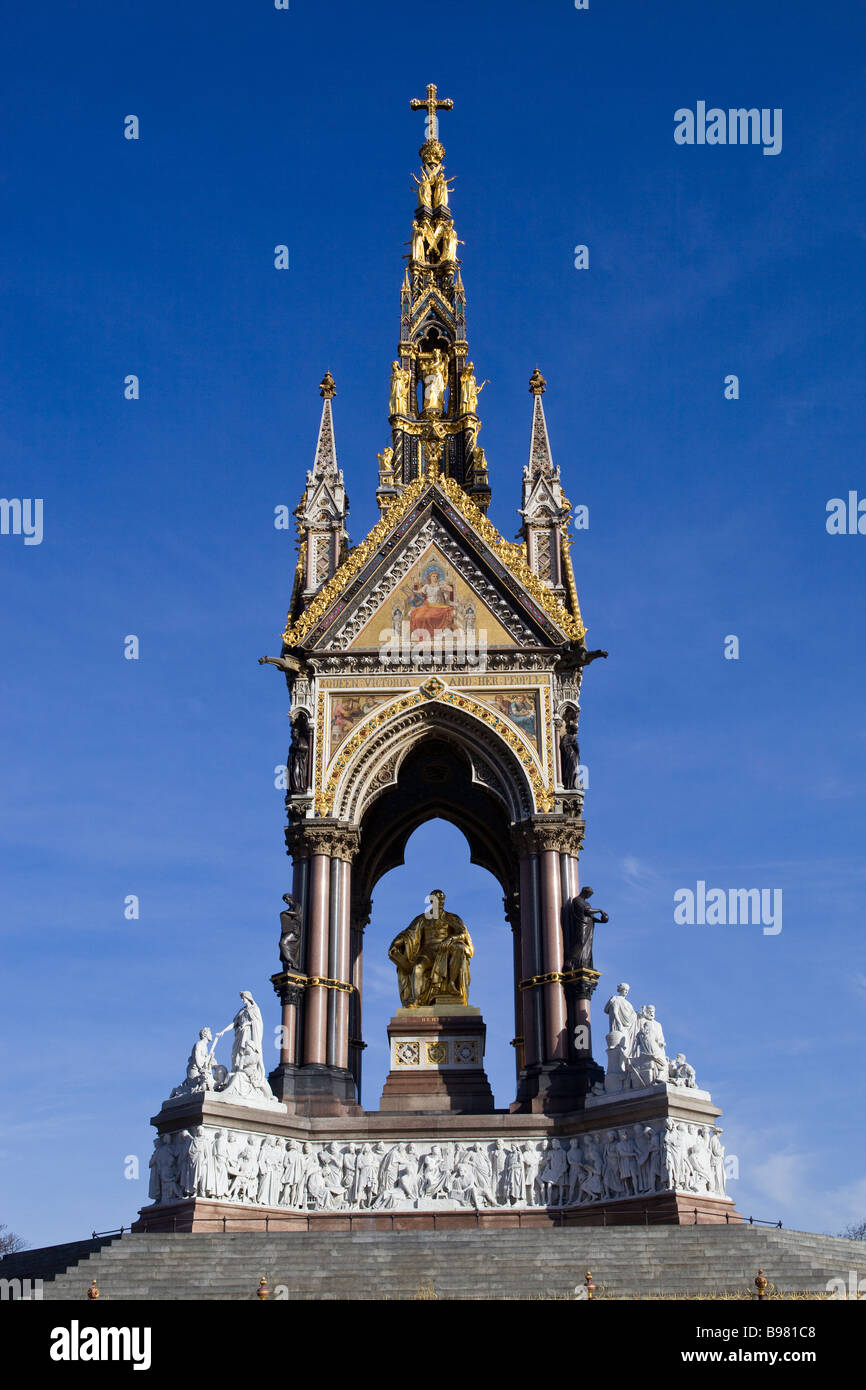 The Albert Memorial Kensington Gardens London Stock Photo - Alamy