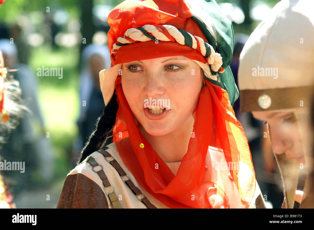 A Tatar beauty at the Sabantui folk festival Stock Photo - Alamy