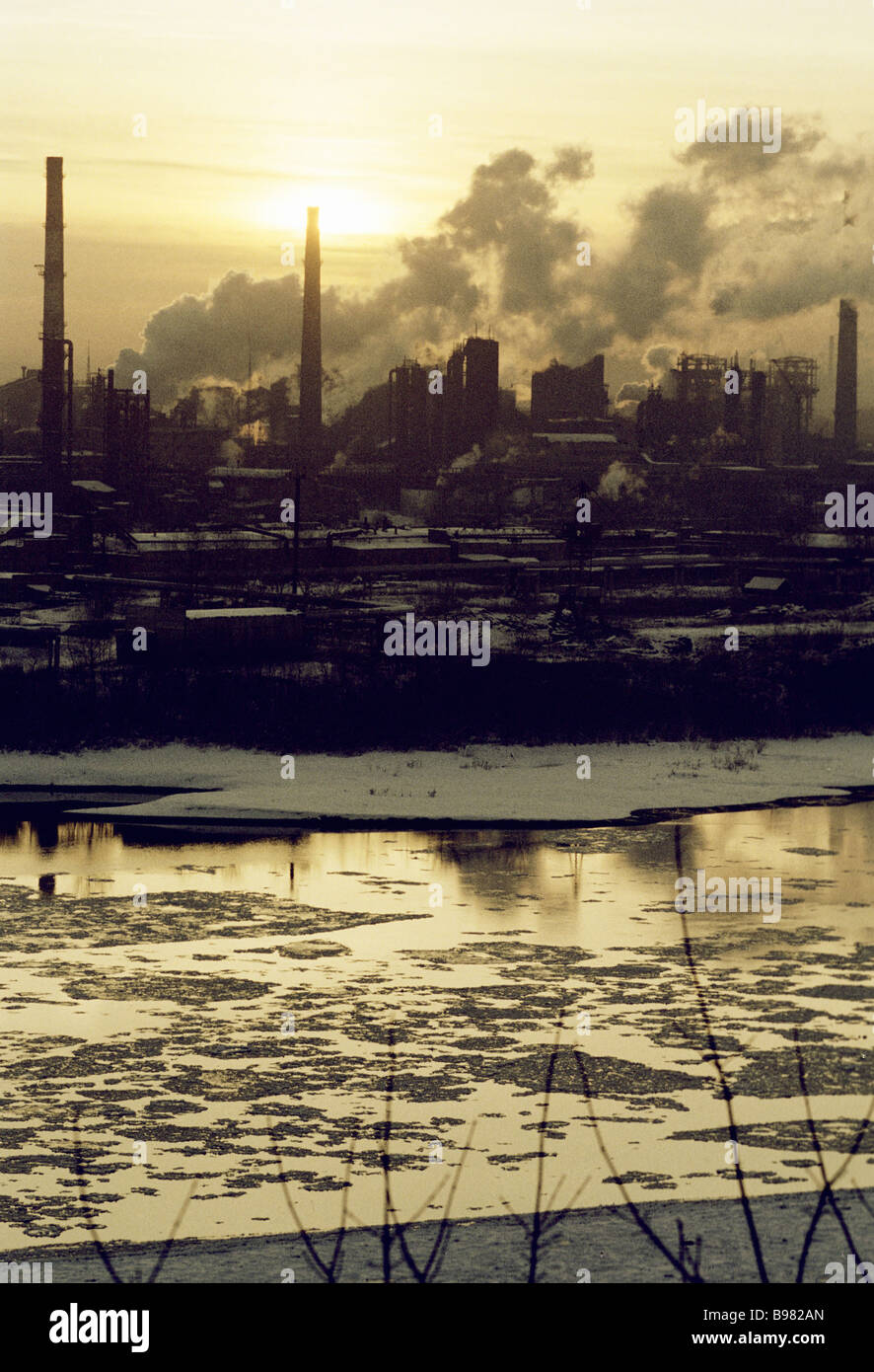 Coke chemical plant Stock Photo - Alamy