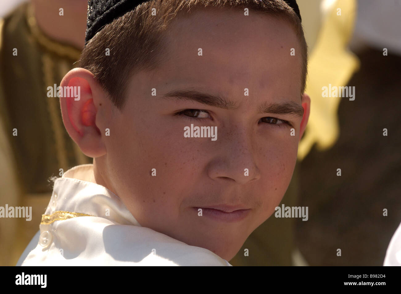 A Tatar boy Stock Photo - Alamy