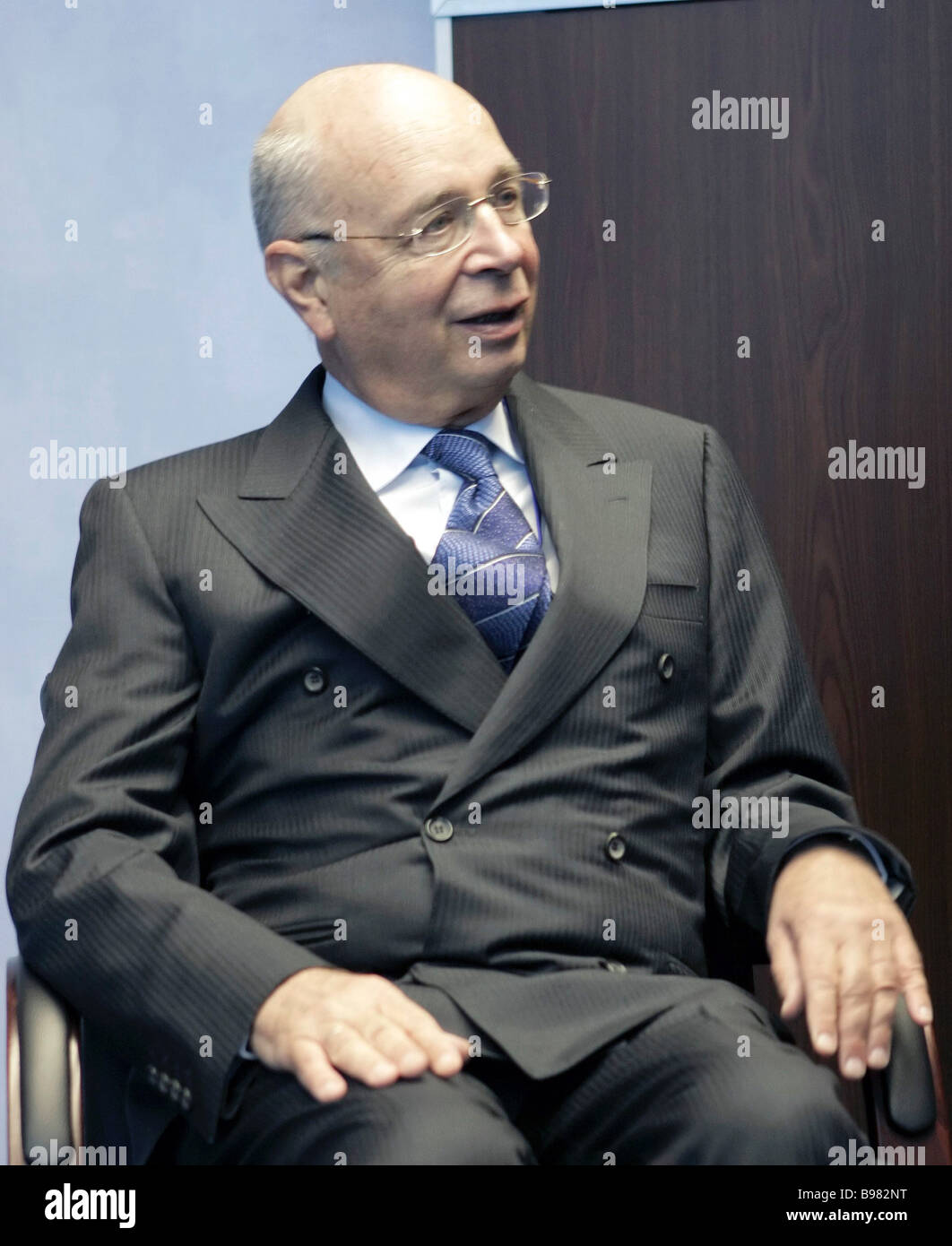Klaus Schwab Founder and Executive Chairman of the World Economic Forum ...