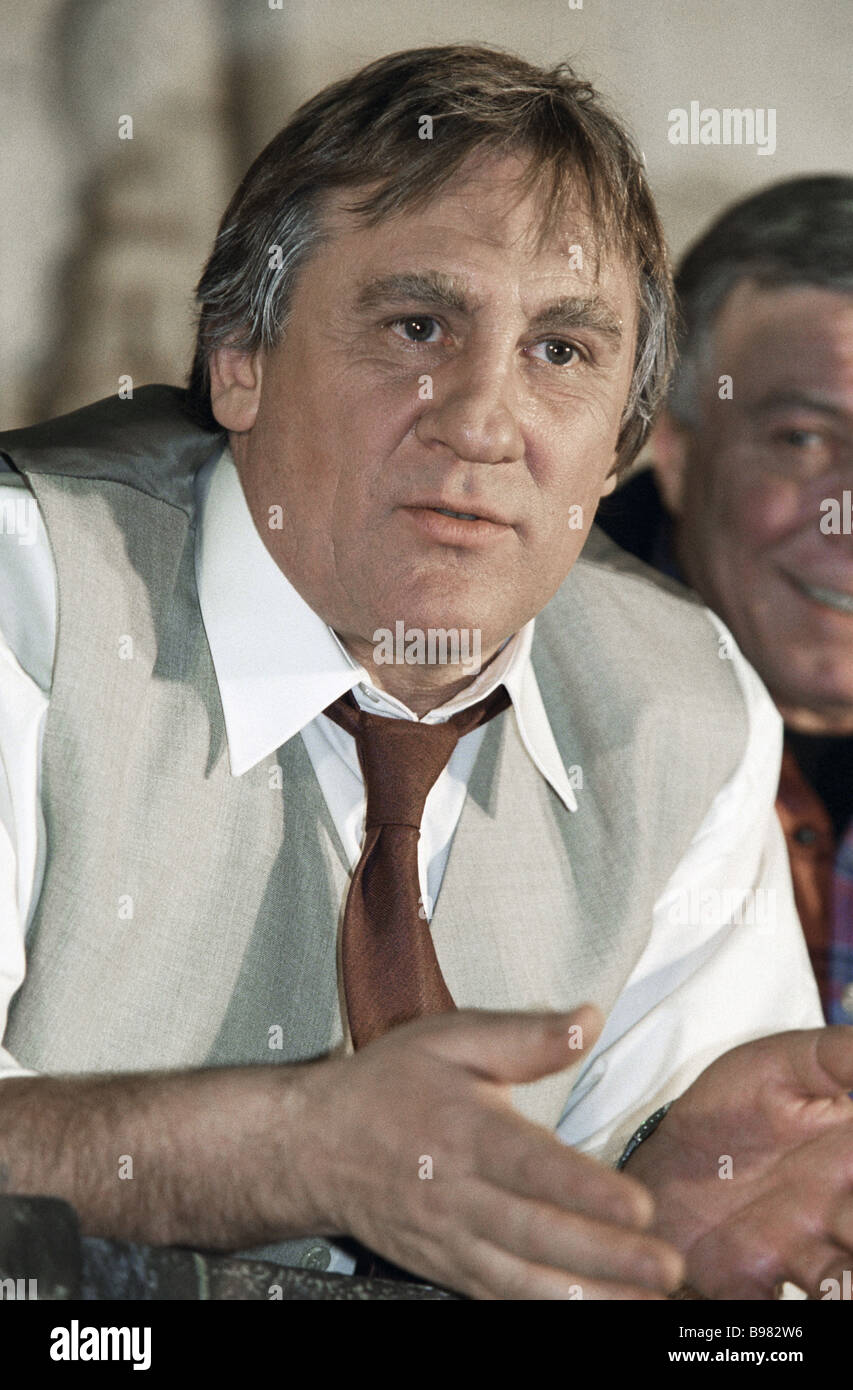 Gerard Depardieu French film star Stock Photo - Alamy