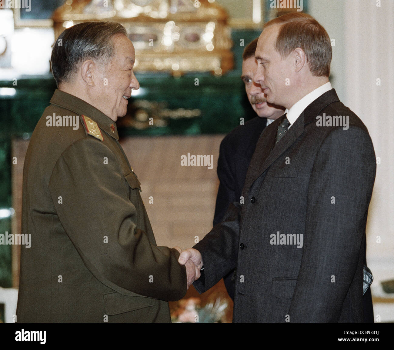 Vladimir Putin Russia s acting President right in conference with ...