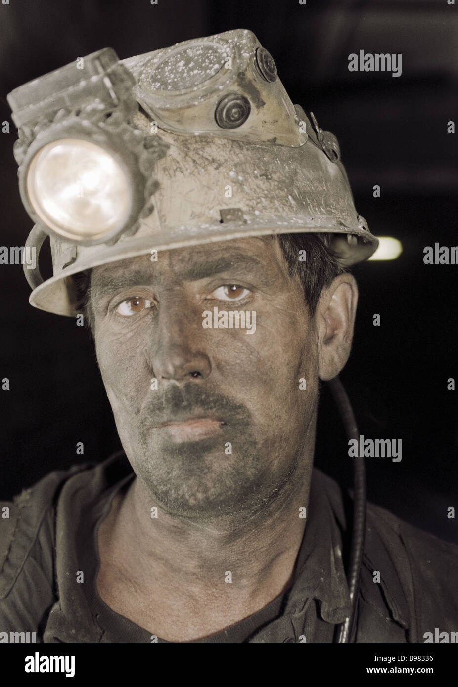 A miner from Lenin mine Stock Photo - Alamy