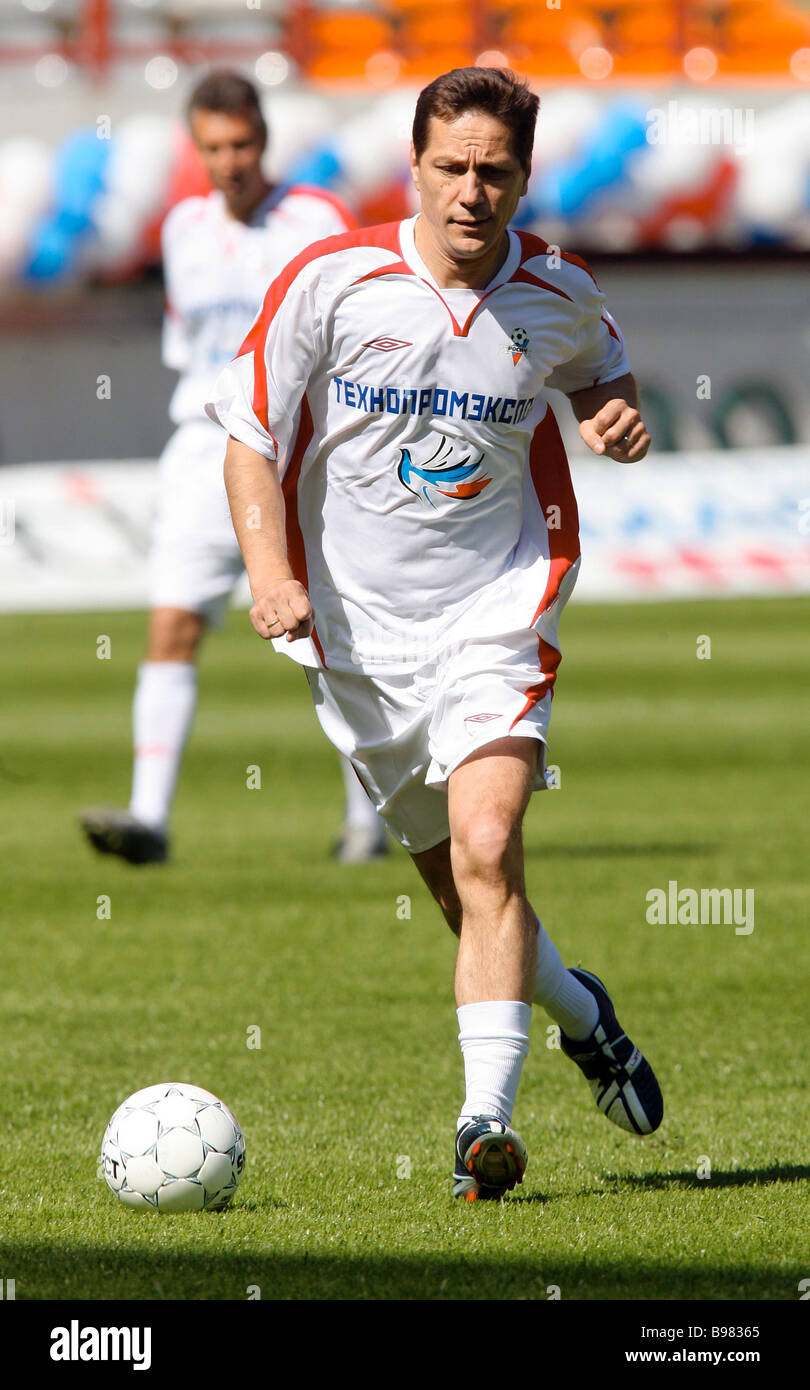 Russia s Deputy Prime Minister Alexander Zhukov Football match between ...