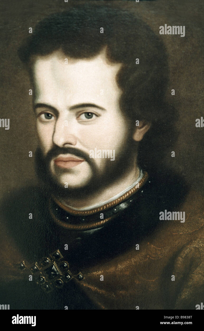 A copy of Portrait of tsar Ivan V Alekseyevich by unknown artist 18th ...