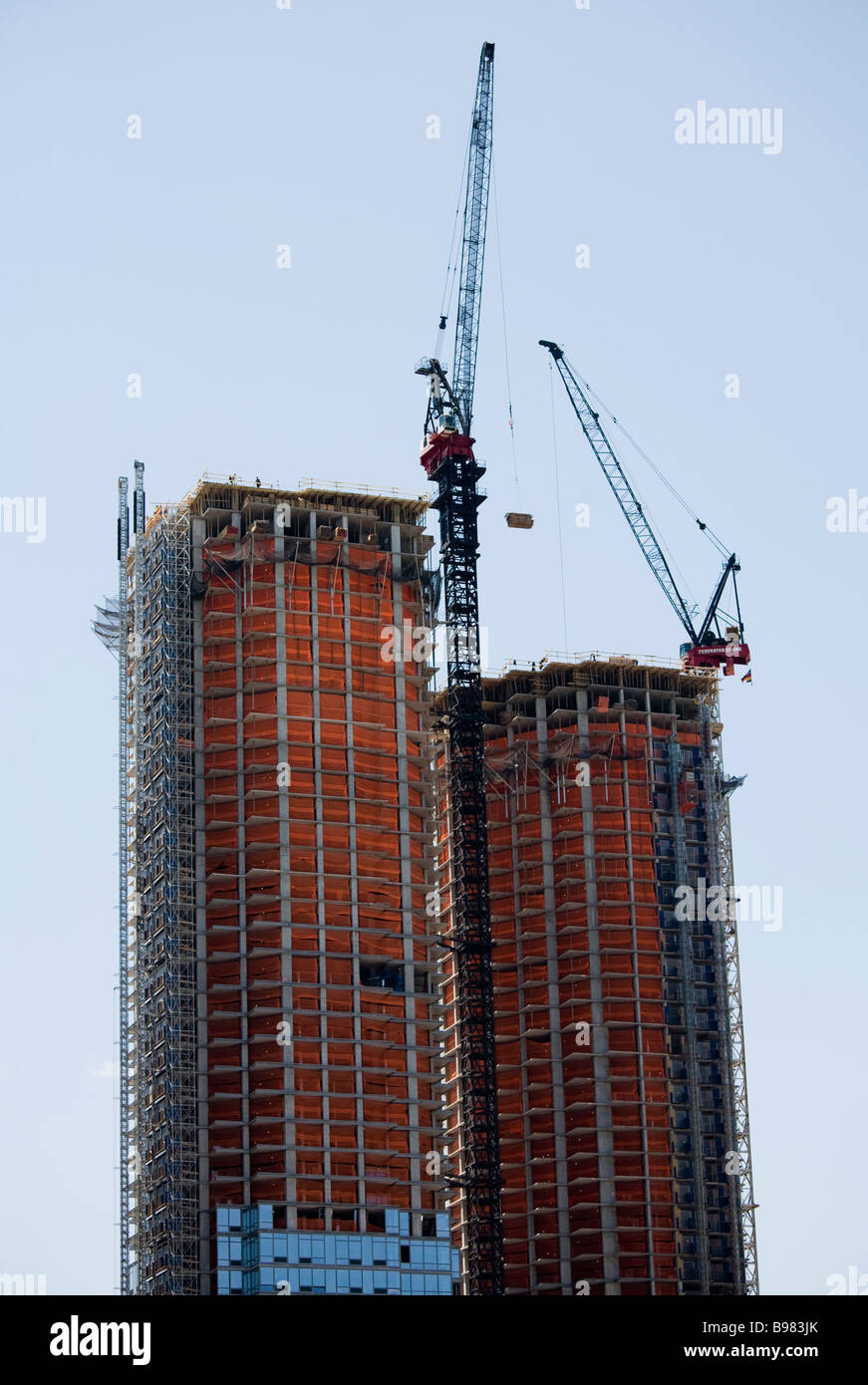 Skyscraper construction site Stock Photo - Alamy