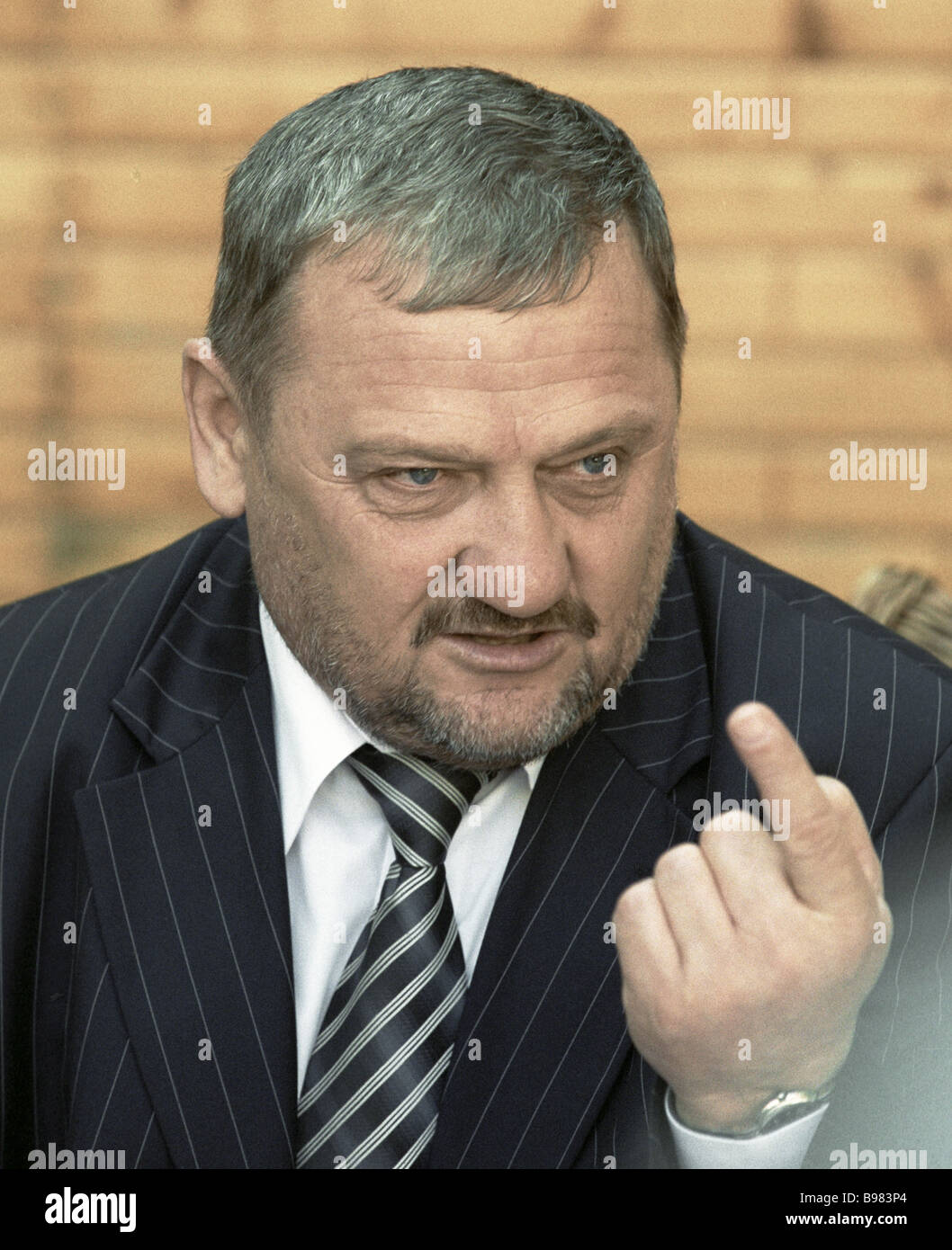 President Akhmat Kadyrov of the Chechen Republic interviewed in the ...