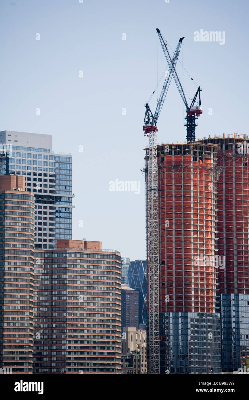 Skyscraper construction site Stock Photo - Alamy