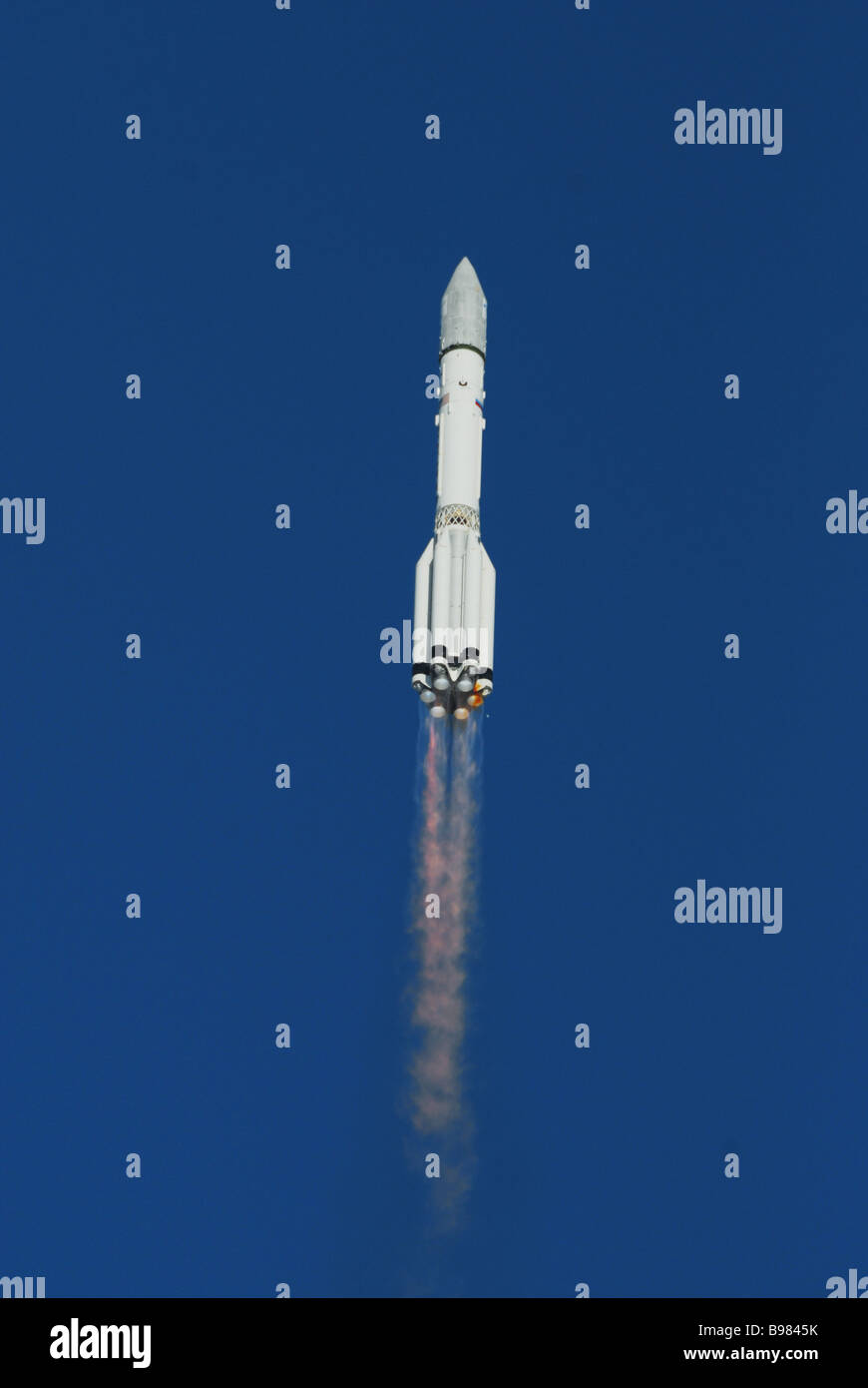 Preceded by morning preparations for a launch the Proton M space rocket ...