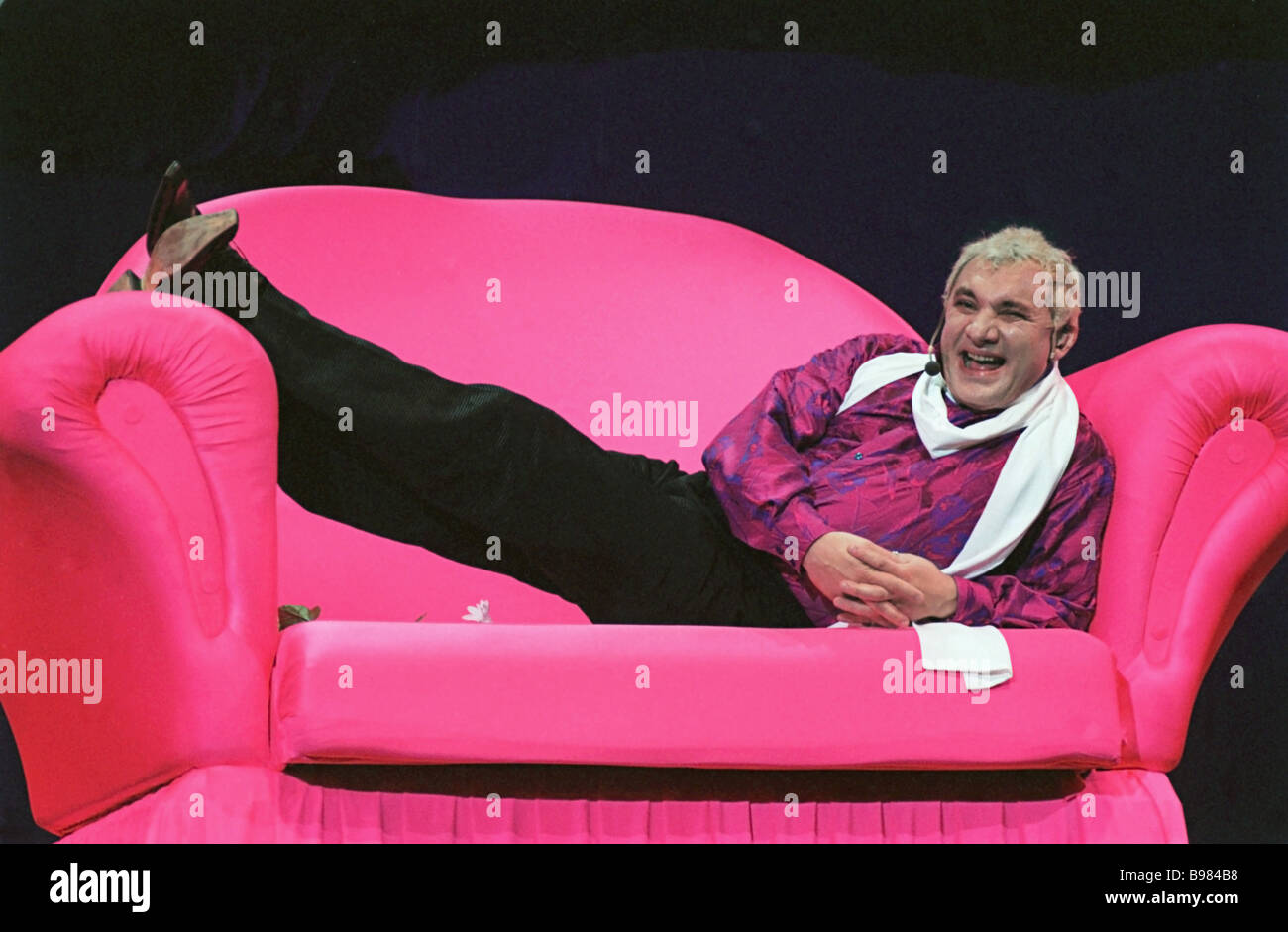 Nikolai Fomenko starring in the first Moscow musical Happiness Bureau ...