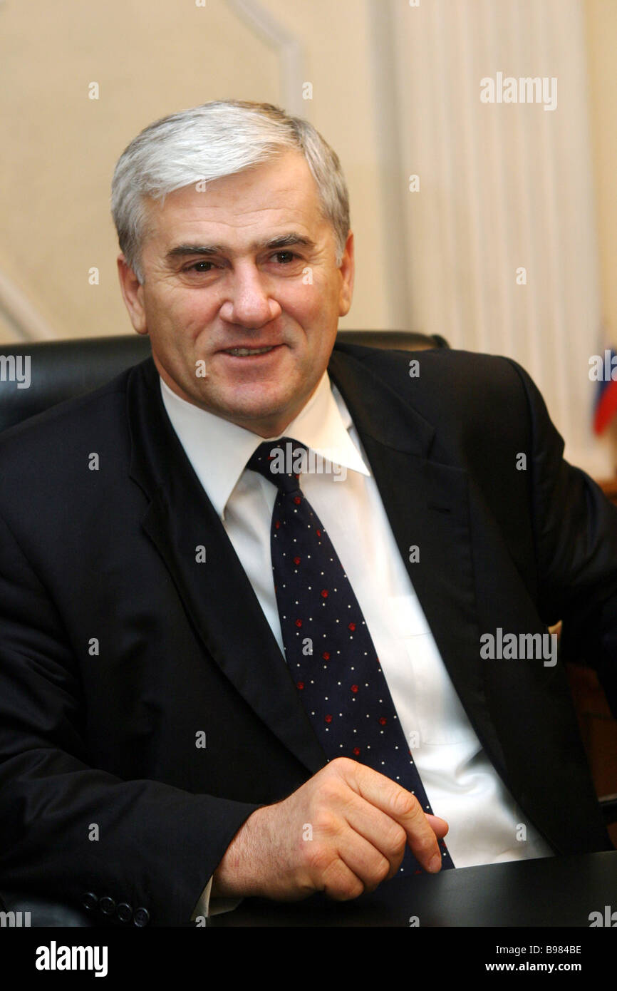 Said Amirov mayor of Makhachkala Stock Photo - Alamy