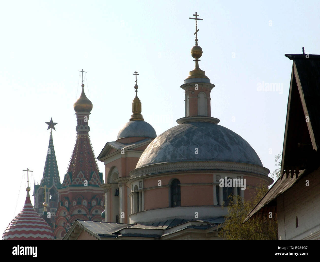 Moscow Churches in the city s heart Stock Photo - Alamy