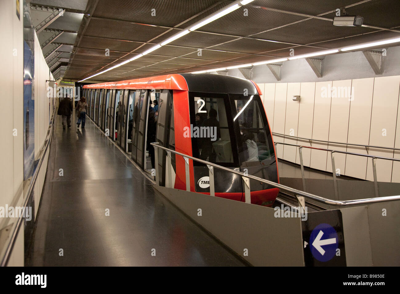 Funicular barcelona hi-res stock photography and images - Alamy