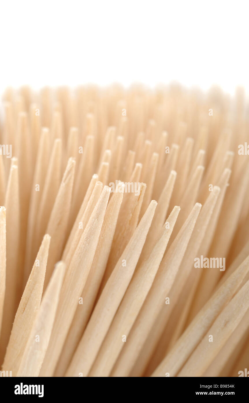 Close up of a group of toothpicks Stock Photo - Alamy