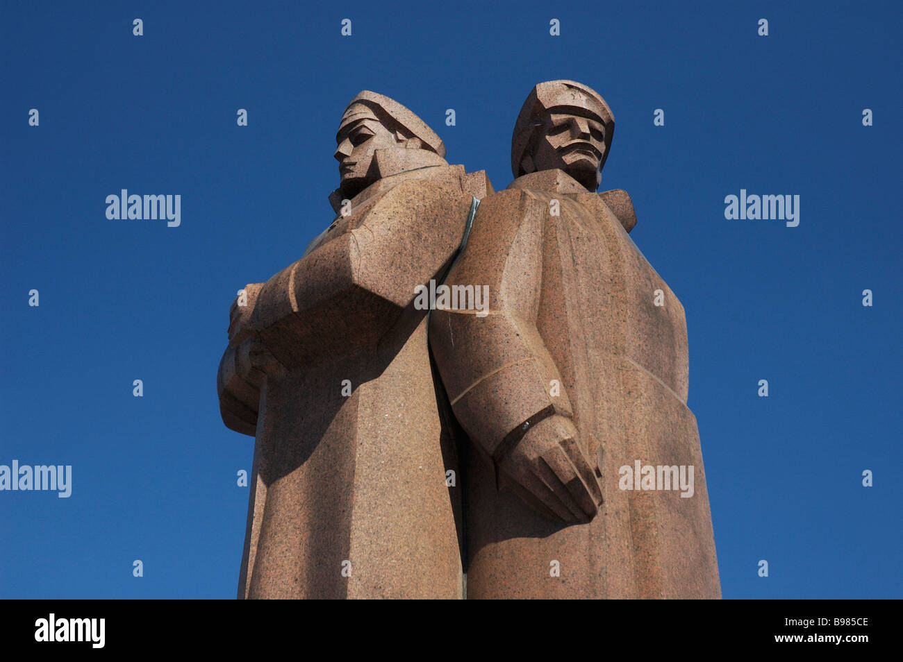 Latvian rifleman monument hi-res stock photography and images - Alamy