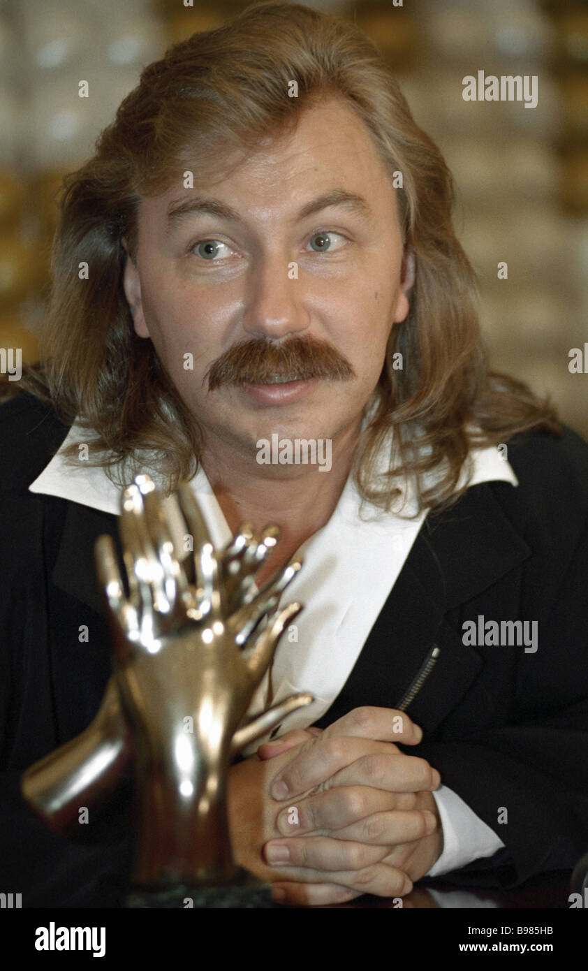 Singer and composer Igor Nikolayev at the 6th Russian National Music ...