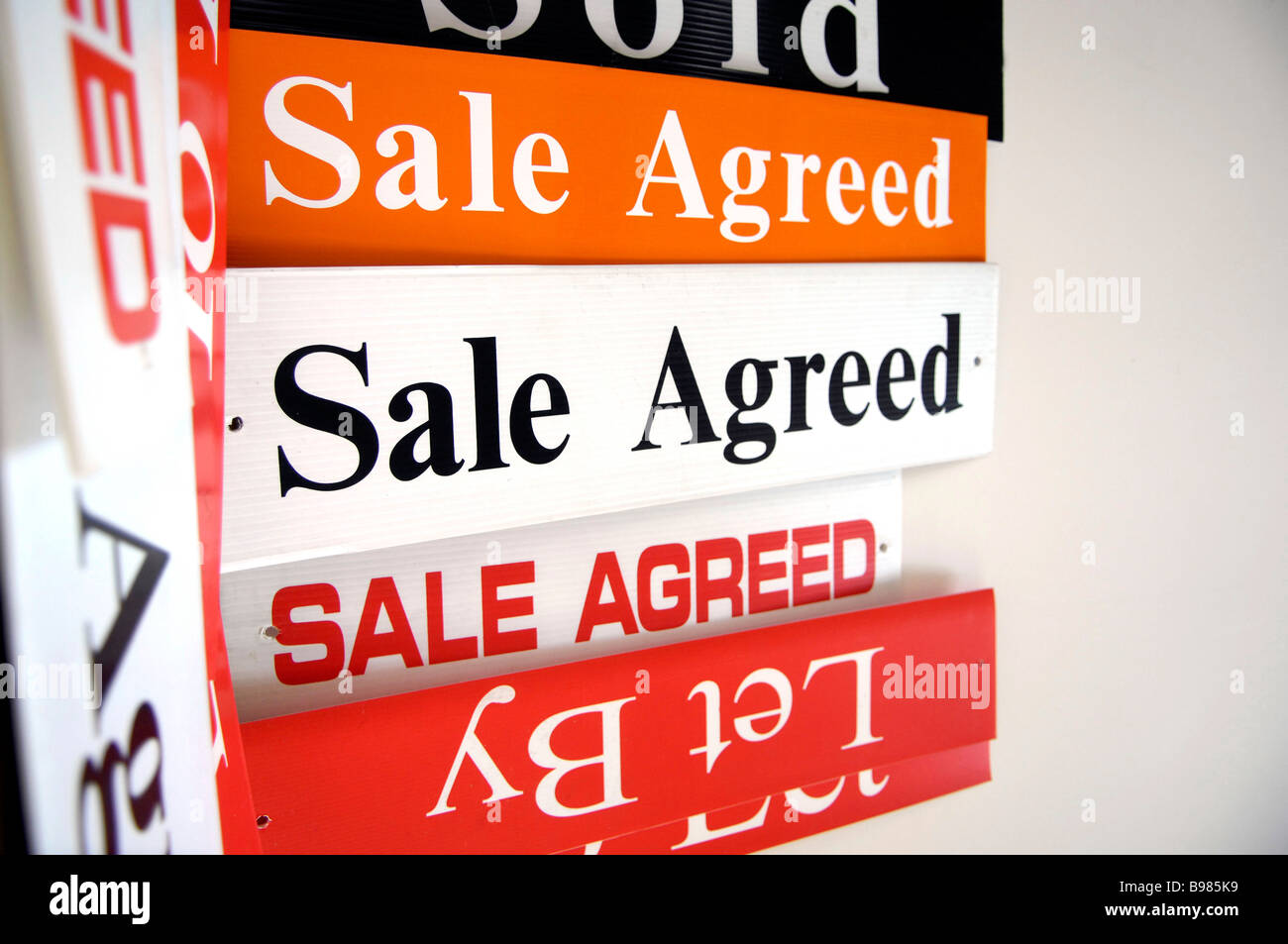 Colourful mix of signs hi-res stock photography and images - Alamy