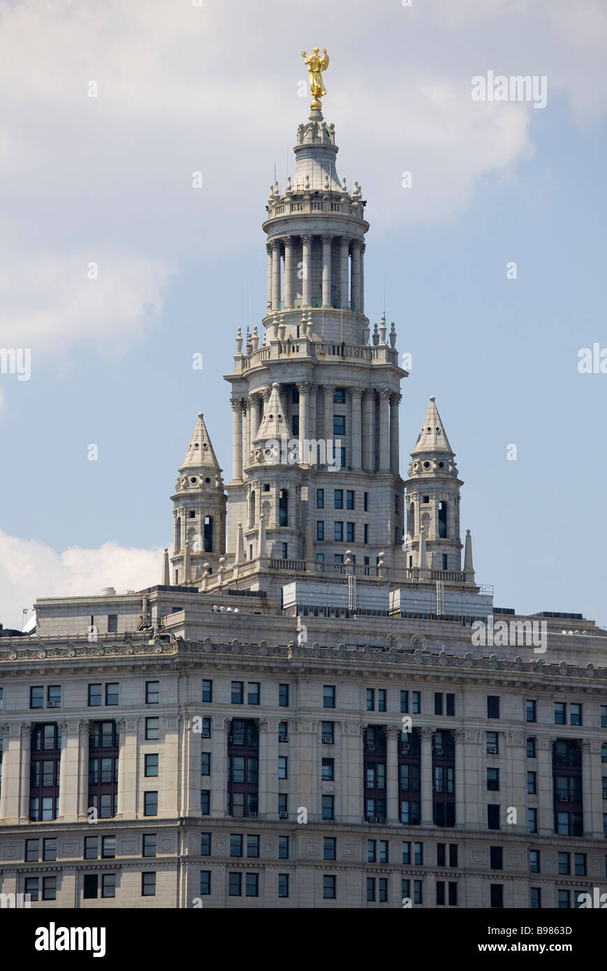 Manhattan Municipal Building New York City USA Stock Photo - Alamy