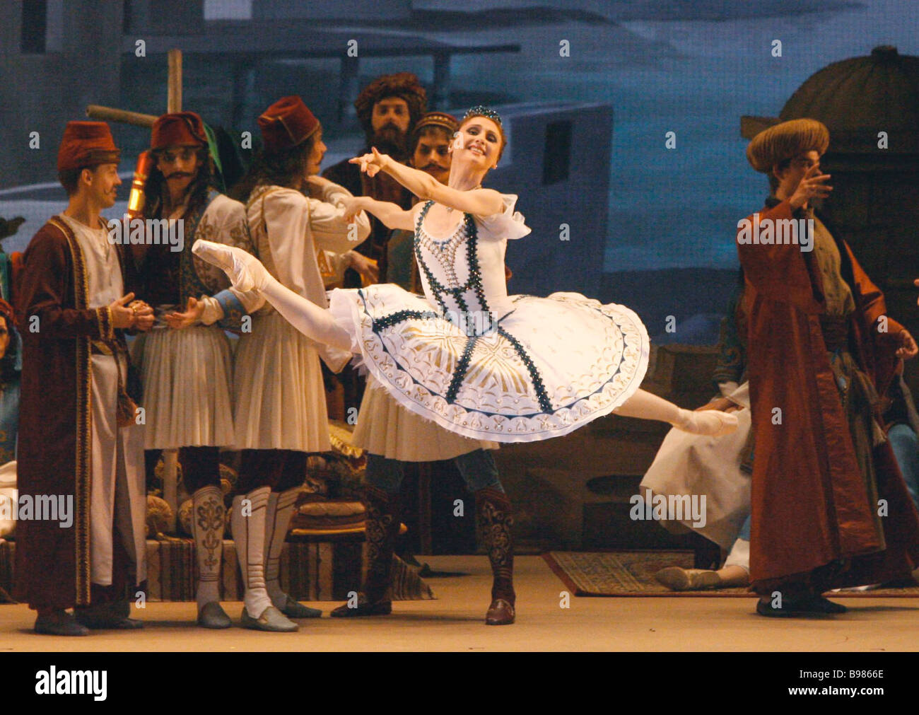 Svetlana Zakharova leading dancer of the Bolshoi Thetaer as Medora in ...