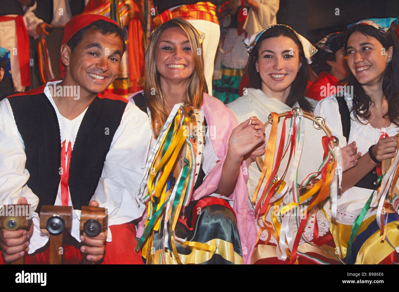 Tarantella Traditional Dancing Stock Photo - Alamy