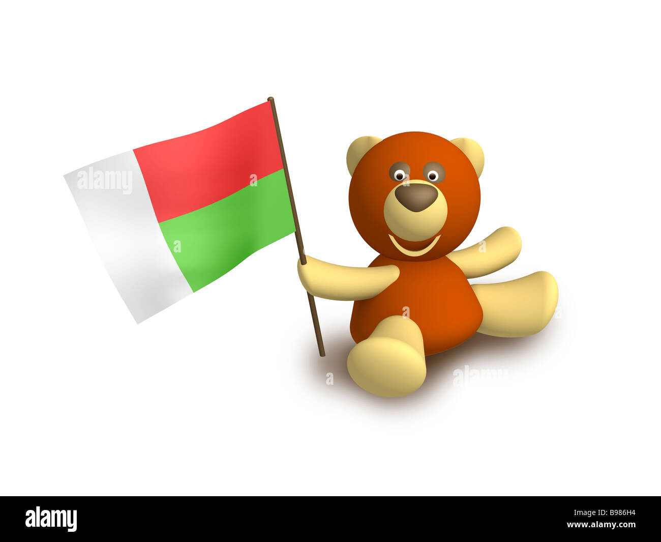 Madagascar madagascar flag hi-res stock photography and images - Alamy