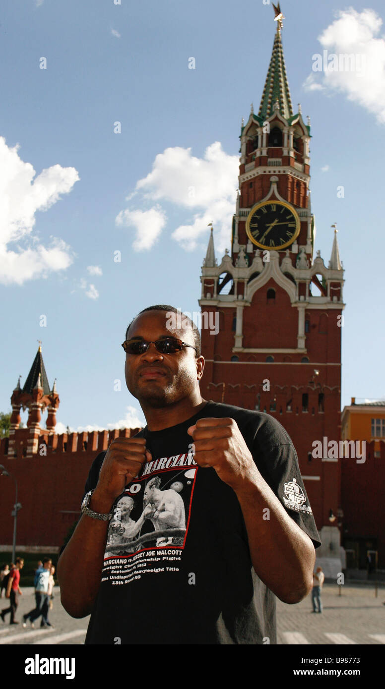 US super heavyweight Larry Donald in Moscow Stock Photo - Alamy