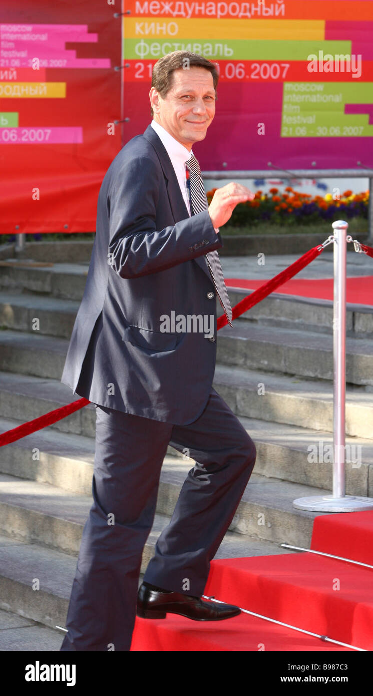 Russia s Deputy Prime Minister Alexander Zhukov attends opening ...