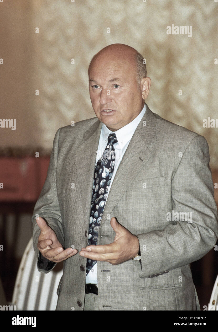 Yuri Luzhkov Moscow Mayor Stock Photo - Alamy