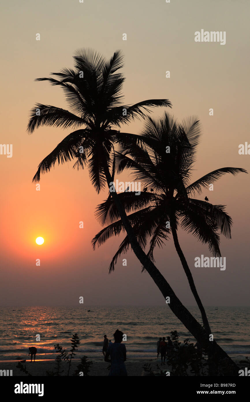 India goa sunset hi-res stock photography and images - Alamy