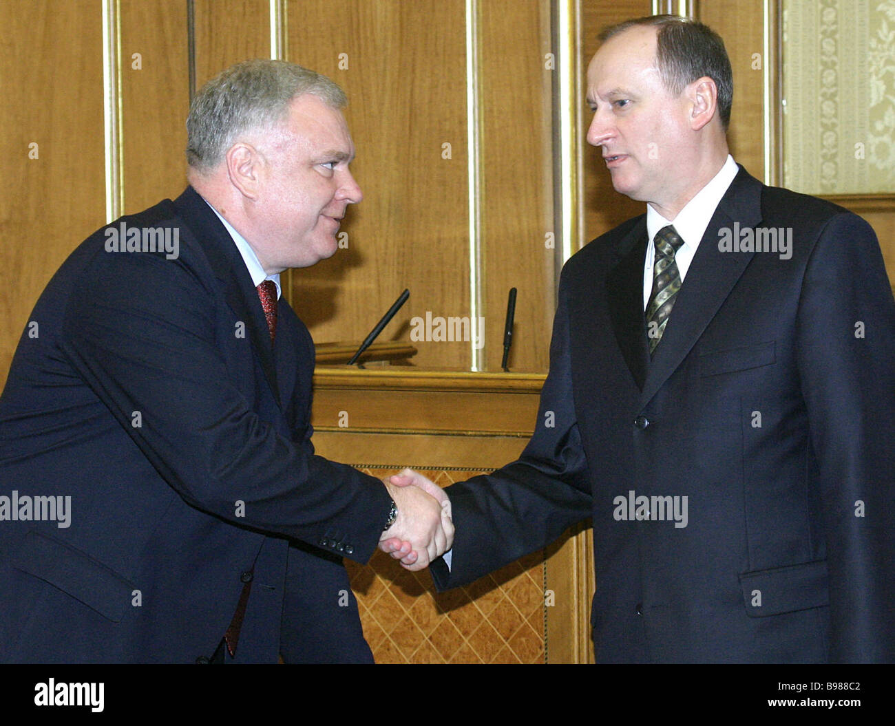 Federal Security Service FSB Director Nikolai Patrushev and his first ...