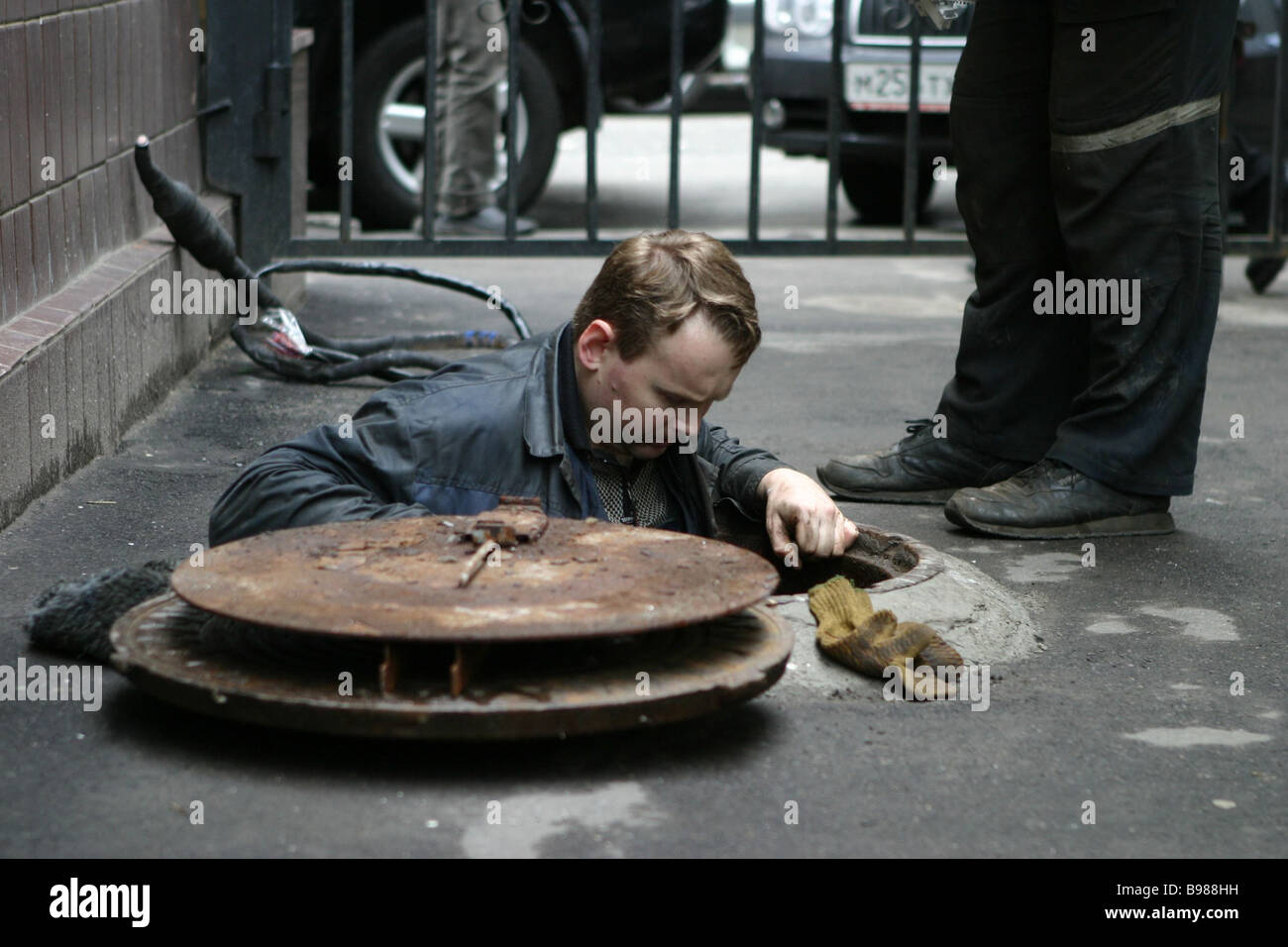 Communal services at work Stock Photo - Alamy