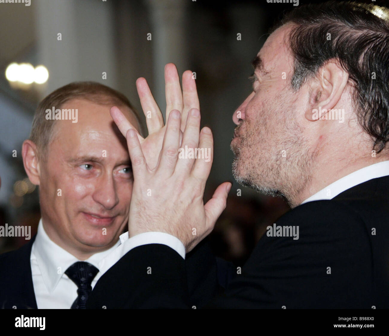 Russian President Vladimir Putin and Director of the Mariinsky Theatre ...