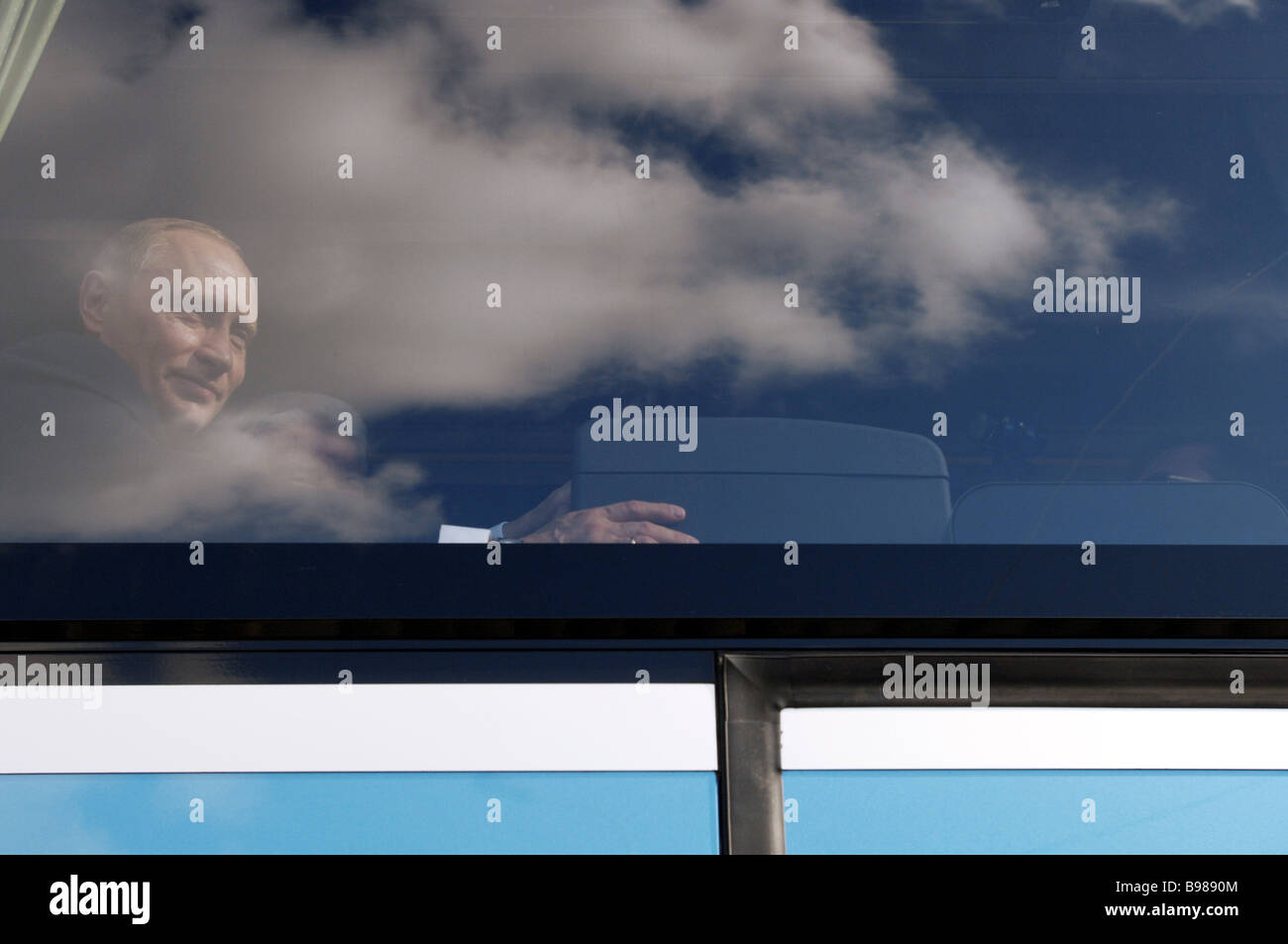 Russian President Vladimir Putin during his working trip to Kaliningrad ...