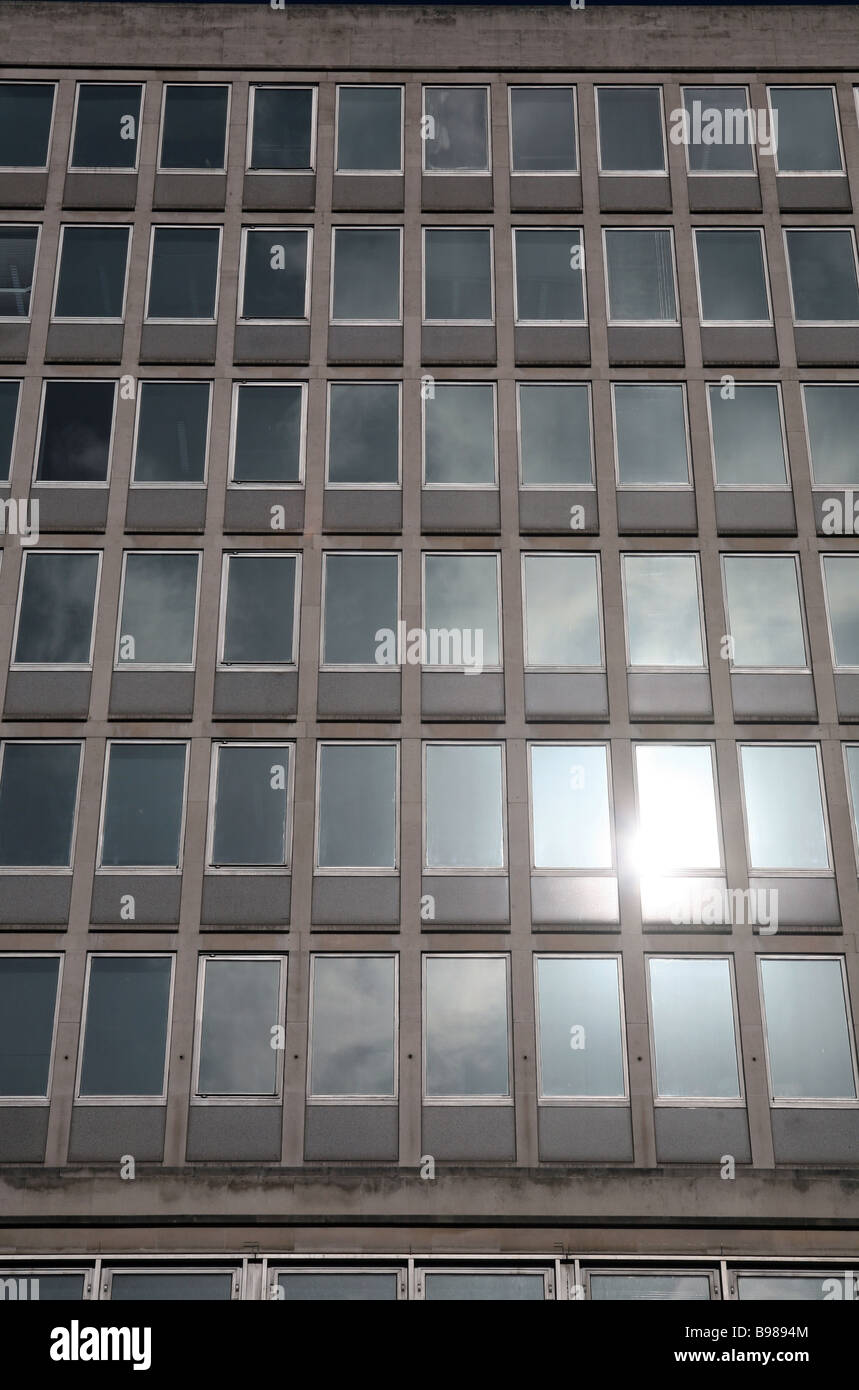 Windows in an office building in London Stock Photo - Alamy