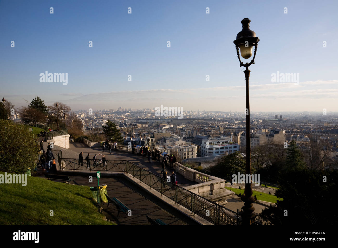 A pleasant view overlooking the city of Paris, France Stock Photo - Alamy