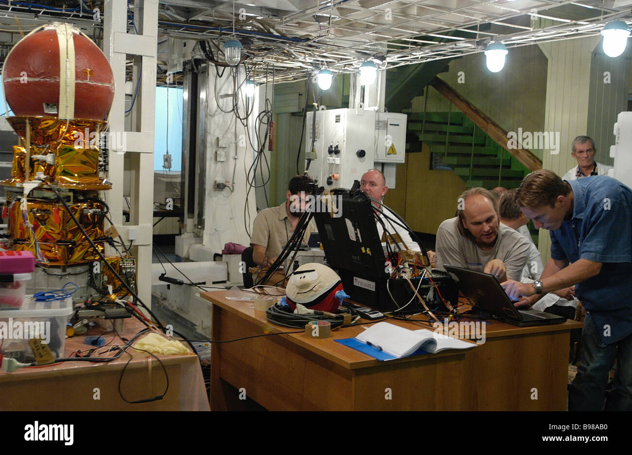Installing space mail system for its pilot testing on board the space ...