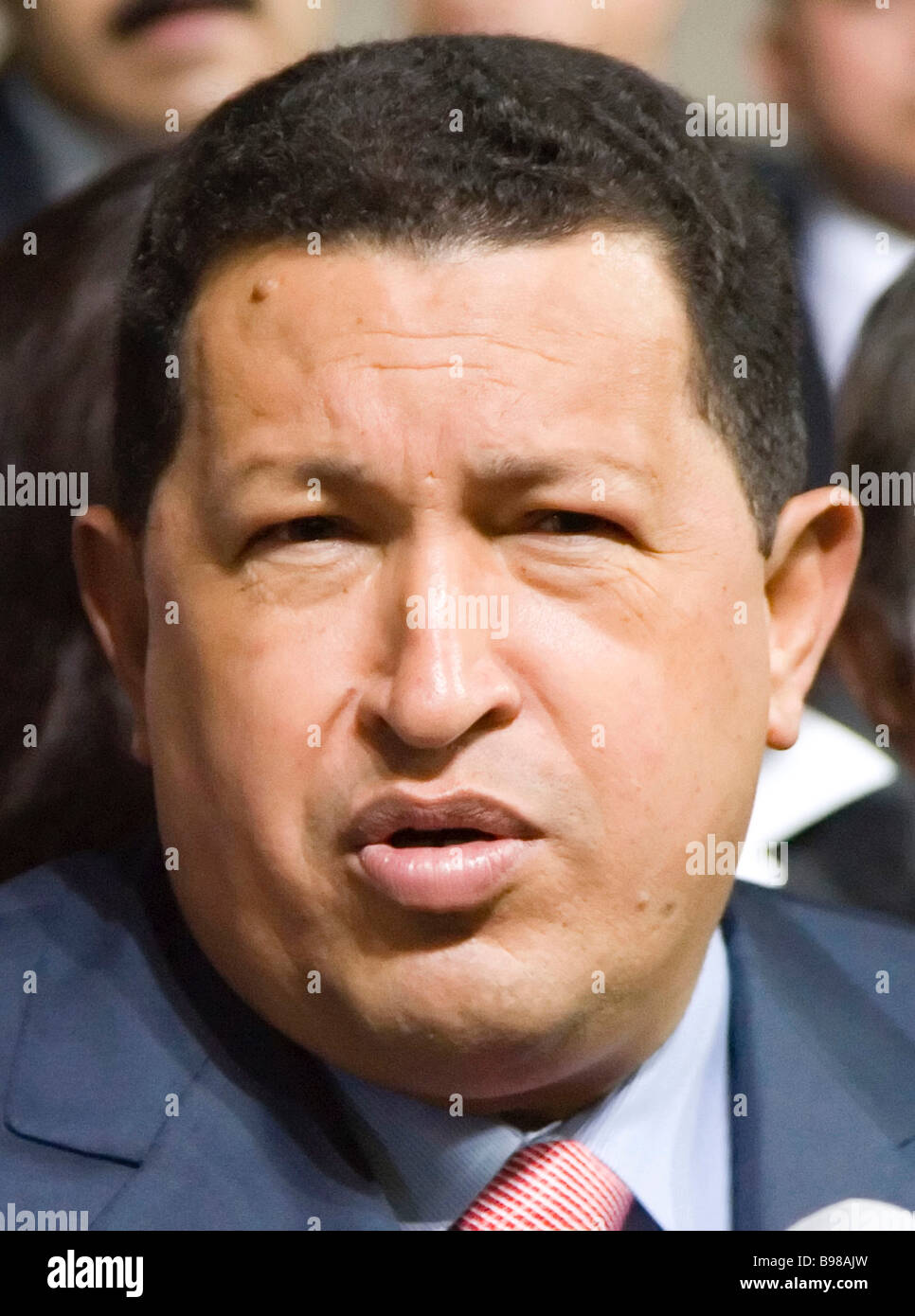 Venezuelan President Hugo Chavez arrives in Moscow on an official visit ...