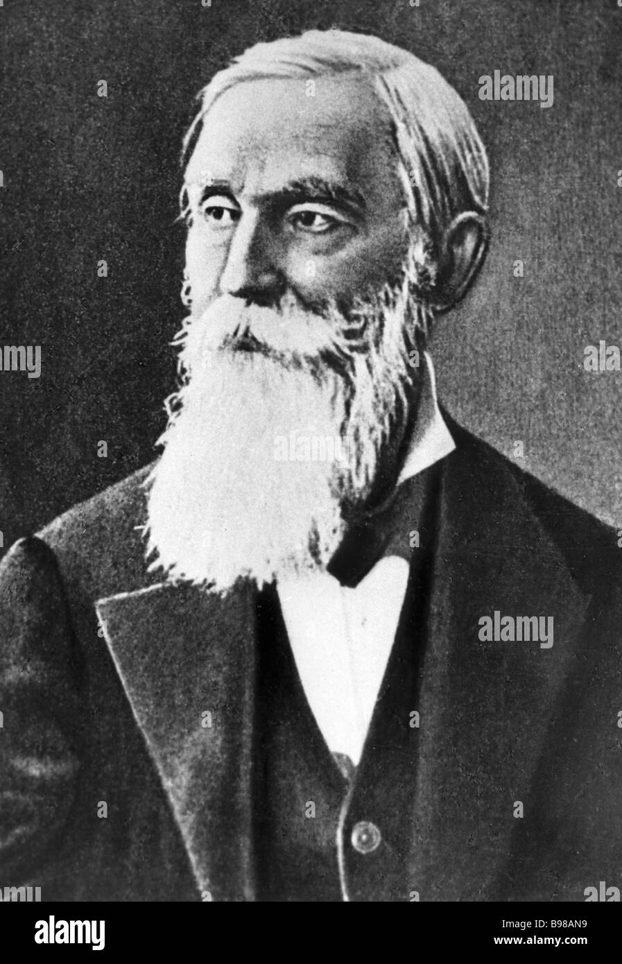 Pafnuty Chebyshev renowned Russian mathematician Stock Photo - Alamy