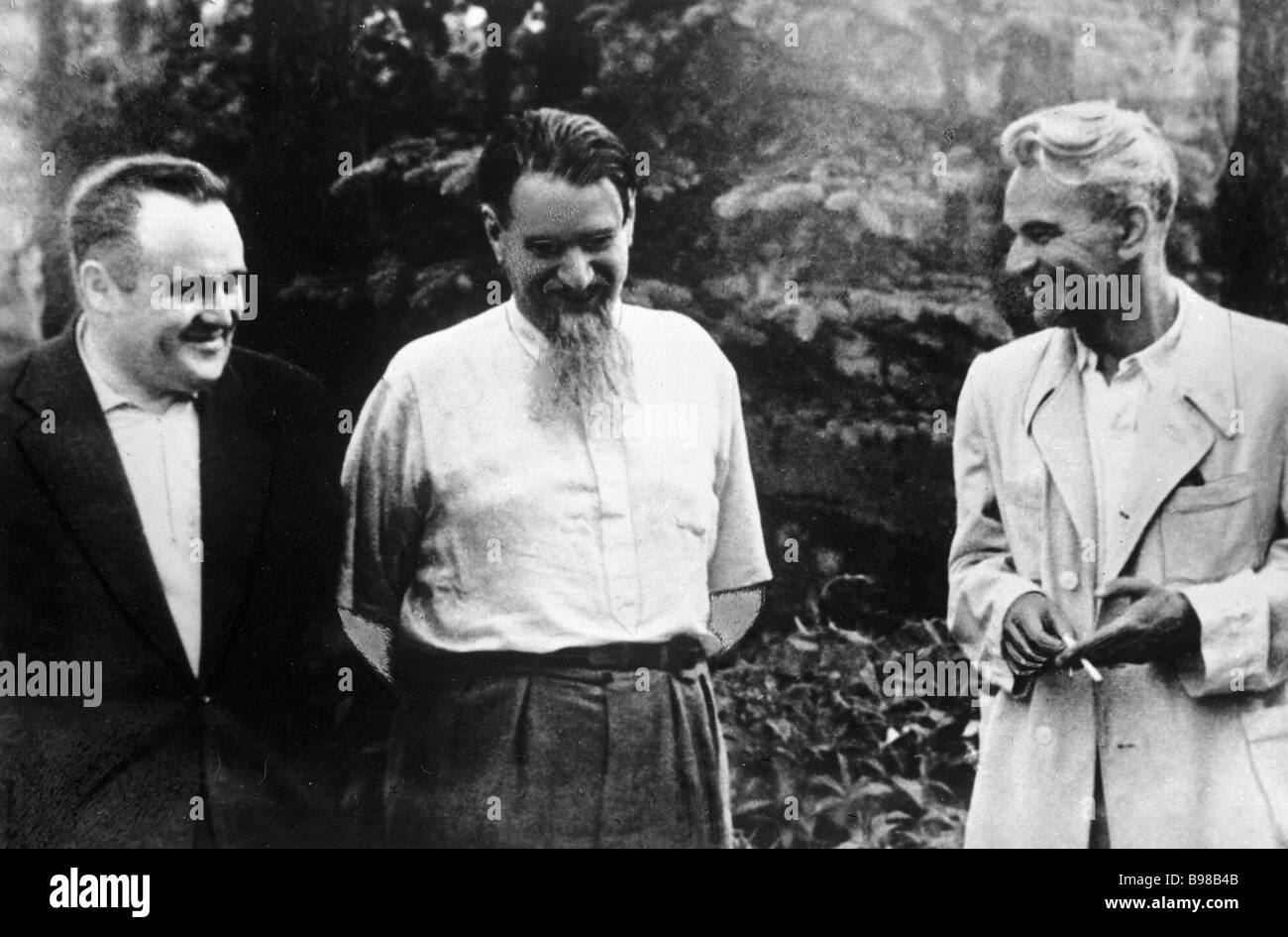 Famous Soviet scientists Designer Sergei Korolev left physicist Igor ...